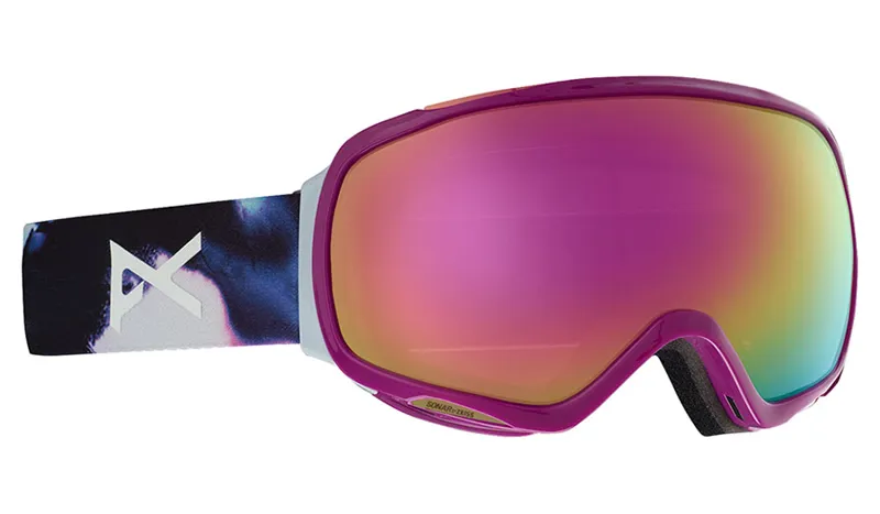 Anon WM1 Ladies Snow Goggles Watercolor / Sonar Pink with Spare Lens