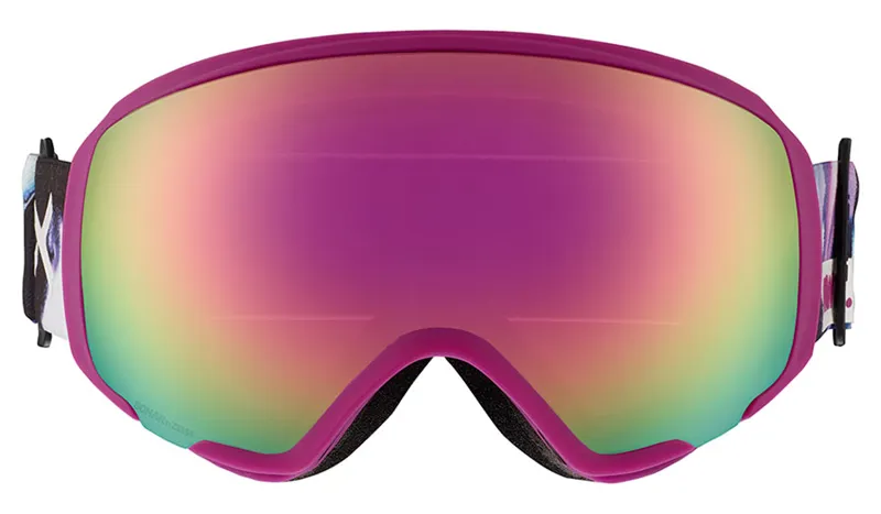 Anon WM1 Ladies Snow Goggles Watercolor / Sonar Pink with Spare Lens