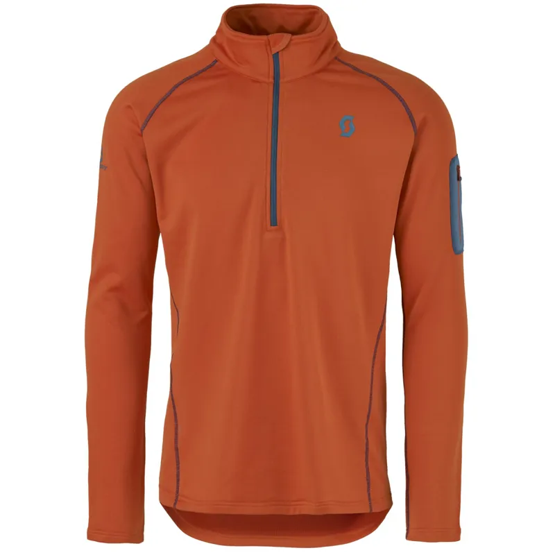Scott Defined Light Mens Mid Layer Orange