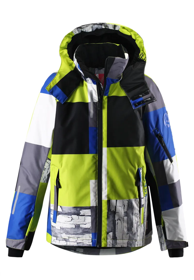 Reima Detour Boys Ski Snow Winter Jacket Spring Green