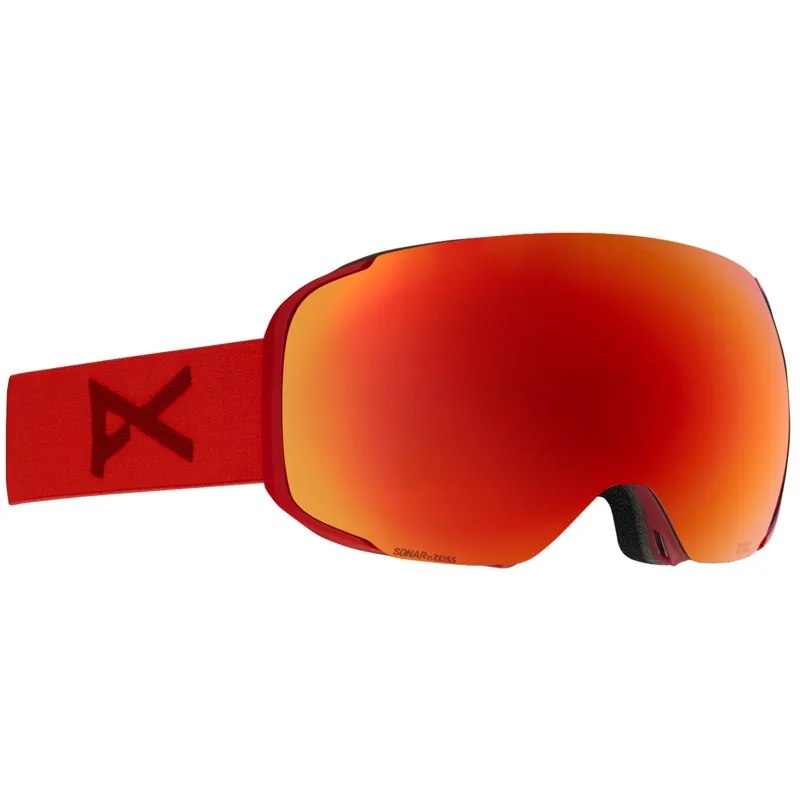 Anon M2 Mens Snow Goggles Red/SONAR Red with spare lens SONAR Infrared