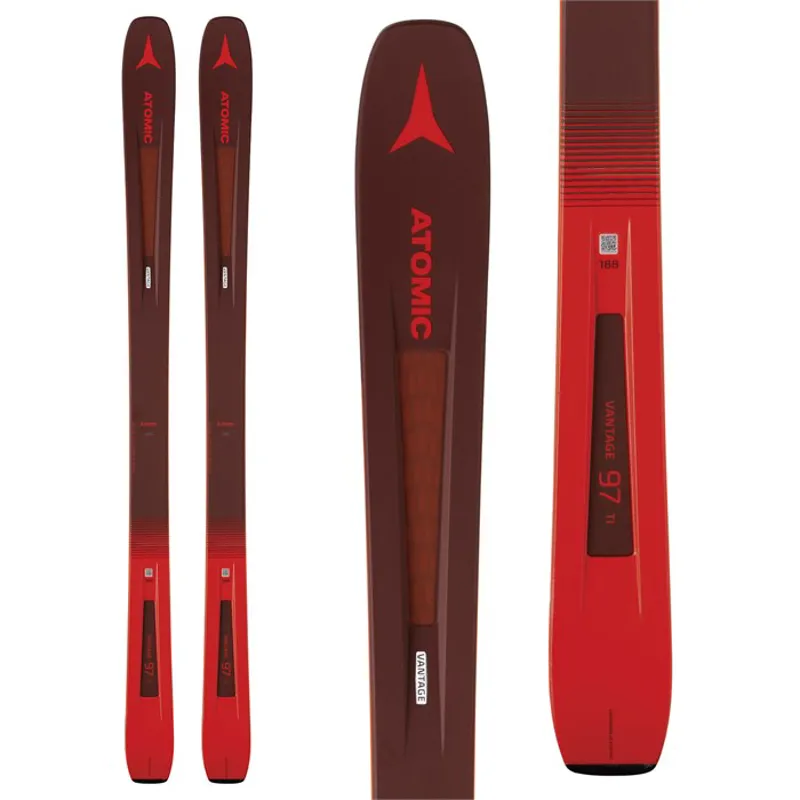 Atomic Vantage 97 Ti All-Mountain Mens Skis with Warden 13 Bindings