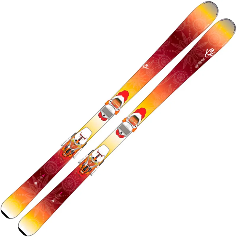 K2 Luv Machine Ladies piste Ski with Bindings