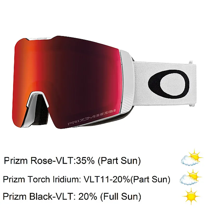 Oakley Fall Line XL Ski/Snowboard Goggles 2019 White/Prizm React