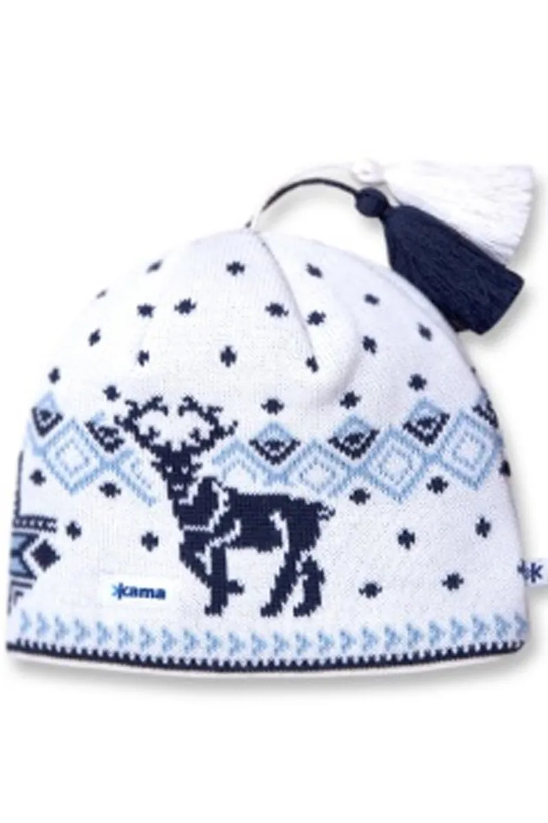 Kama A12Windstopper Ladies knit Hat White