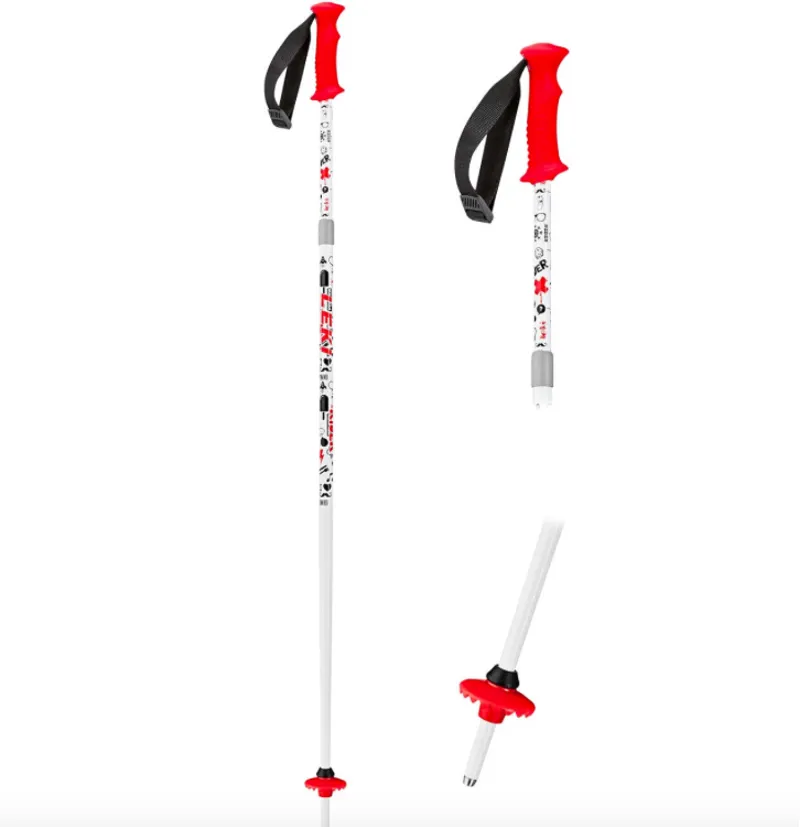 Leki Rider Vario Adjustable Kids Ski Poles 2019 85-105cm
