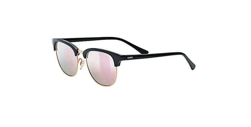 Uvex LGL 37 Pola Sunglasses 2020 Black / Polavision Mirror Pink