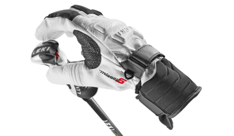 Leki Hot Shot Trigger S Mens Ski Poles 2020 Black/Red