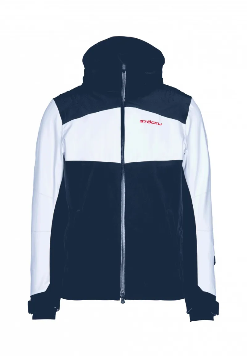 2021 Stockli Race Mens Ski Jacket Antra/White